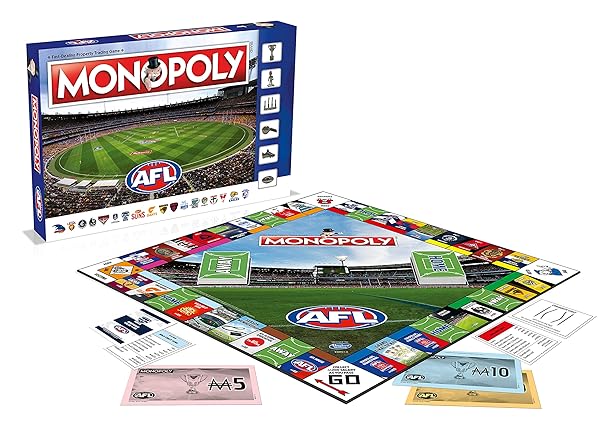 Winning Moves Australia AFL Monopoly | Footy |Sports | Hawks, Swans ...